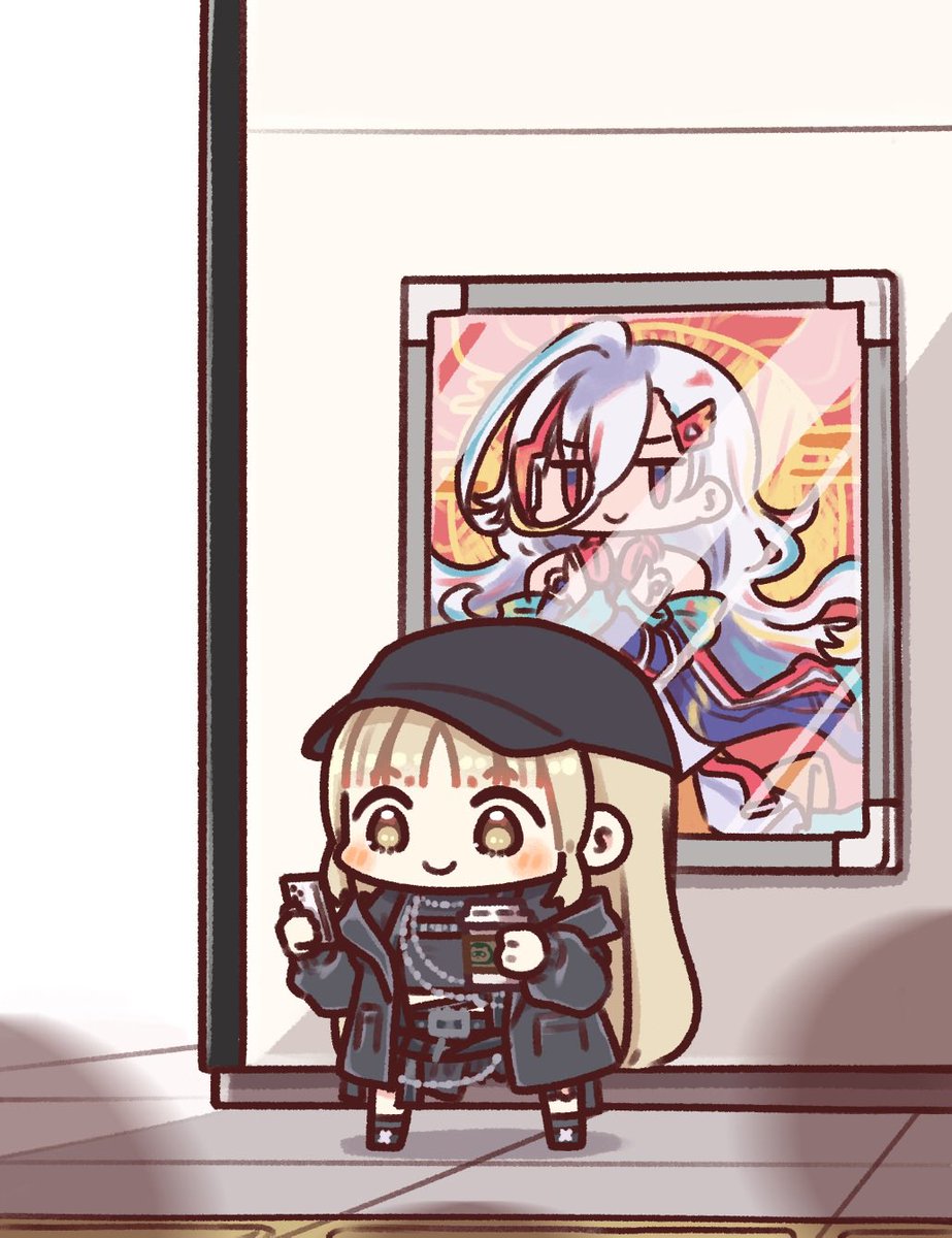 「ノリツッコミするクレアさんがかわいかった先日の作業配信 #描いたよクレアさん 」ふぐの🔔C103 土曜日 l-10aの漫画