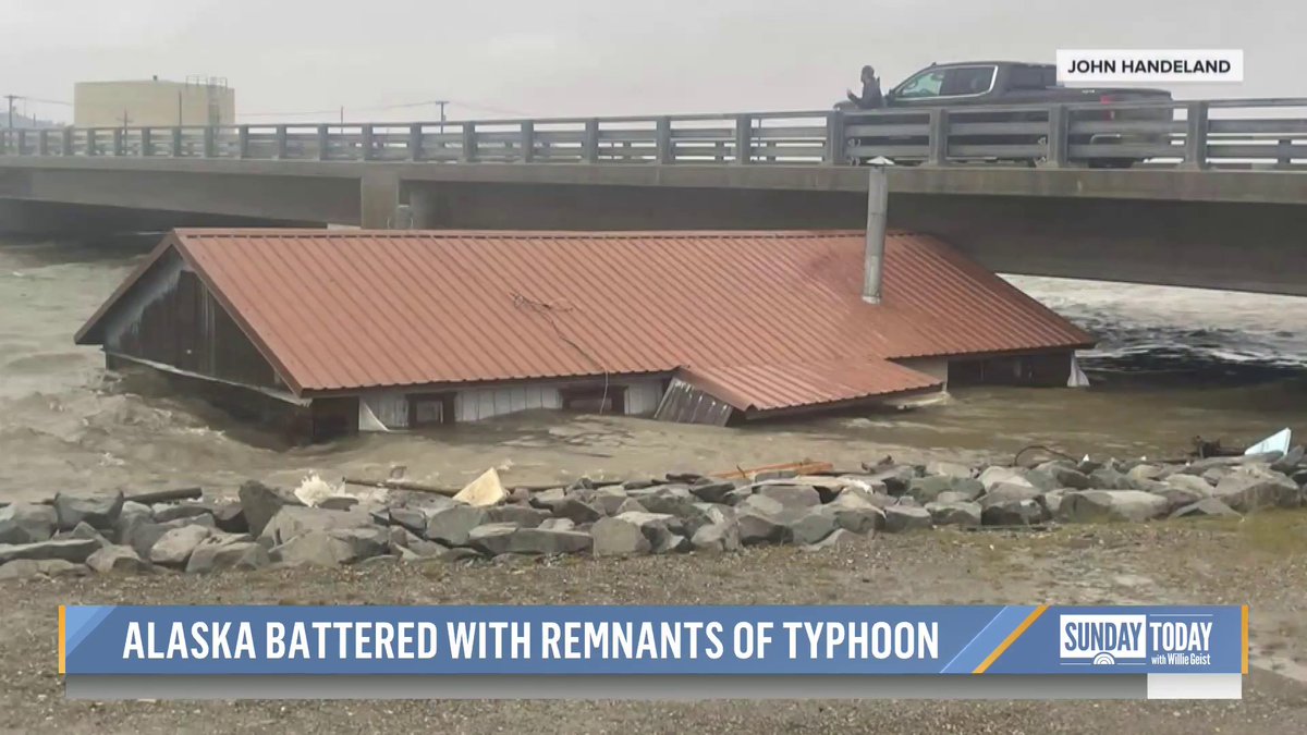 A massive storm has left parts of Alaska underwater this morning after ...