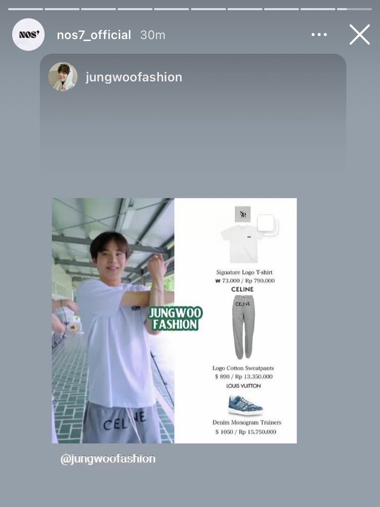 ㅈ☺️ on Twitter: "Just realised NOS7 official instagram account (nos7_official) reposted the ...