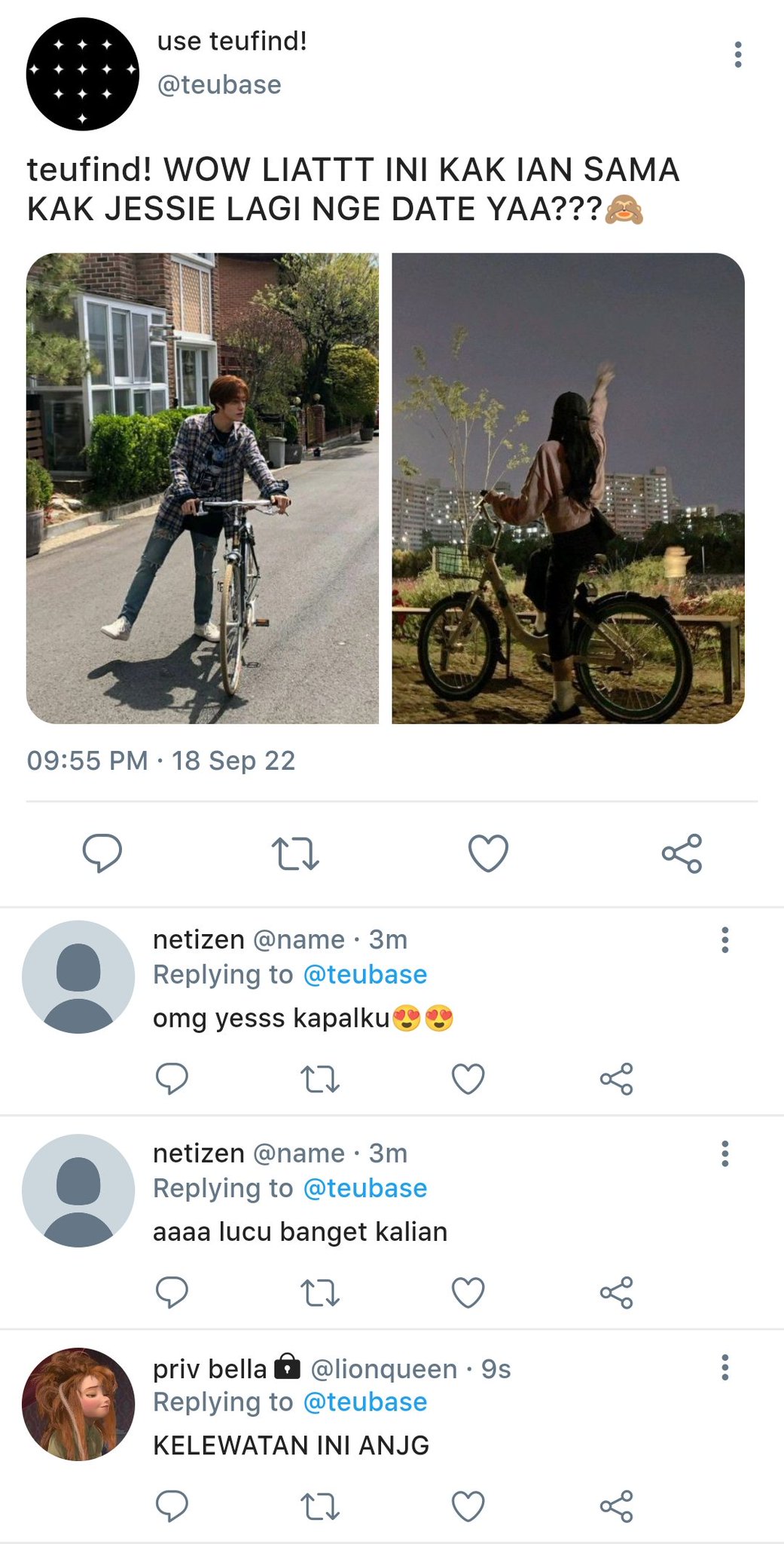 𝐨𝐜𝐢 on Twitter: ""pacarnya ian itu gue, isabella." bang yedam treasure few tweets au by ...