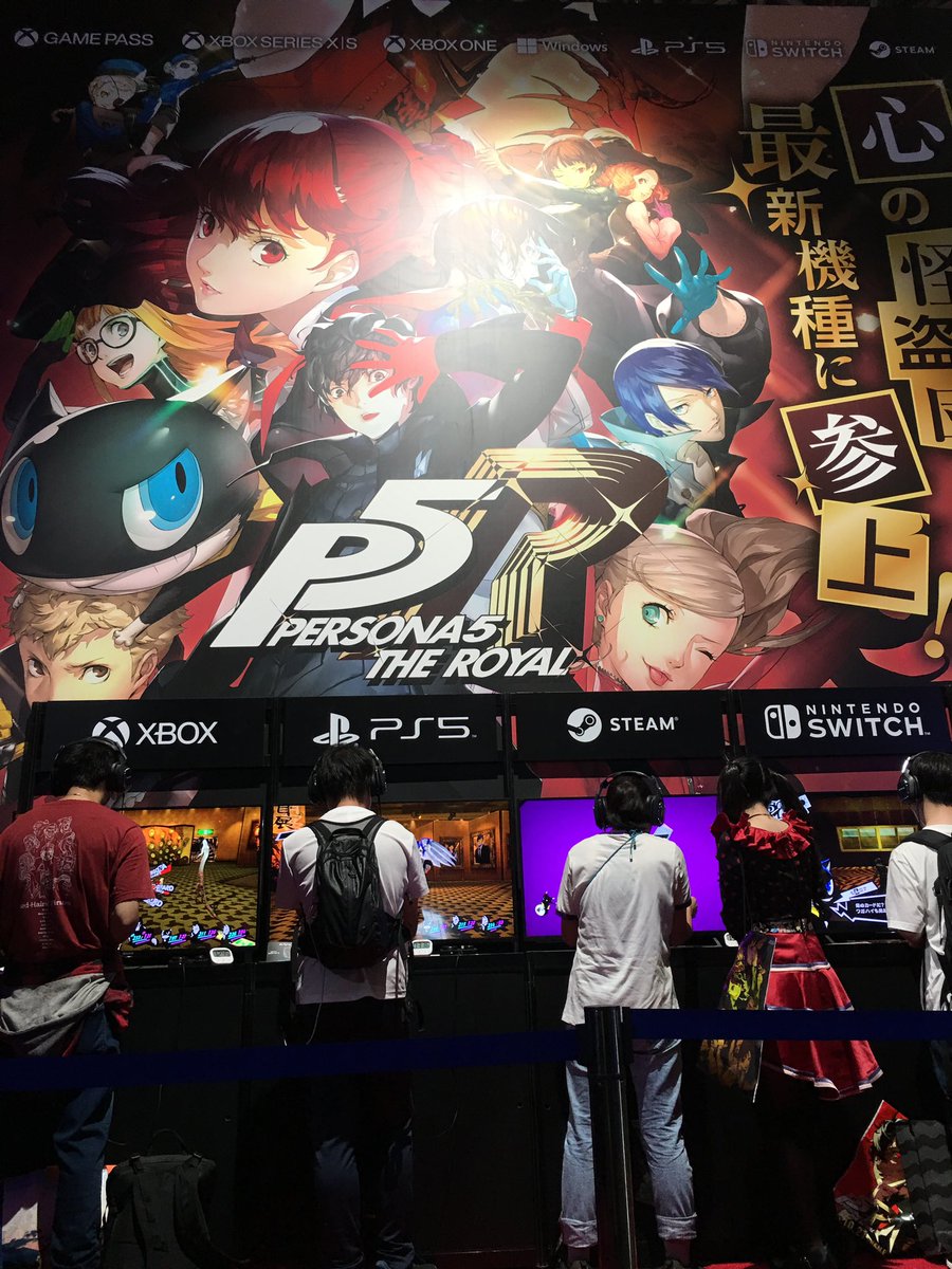 Genki @TGS on Twitter: "They only had 4 demo stations for Persona 5 Royal at TGS so the line was ...