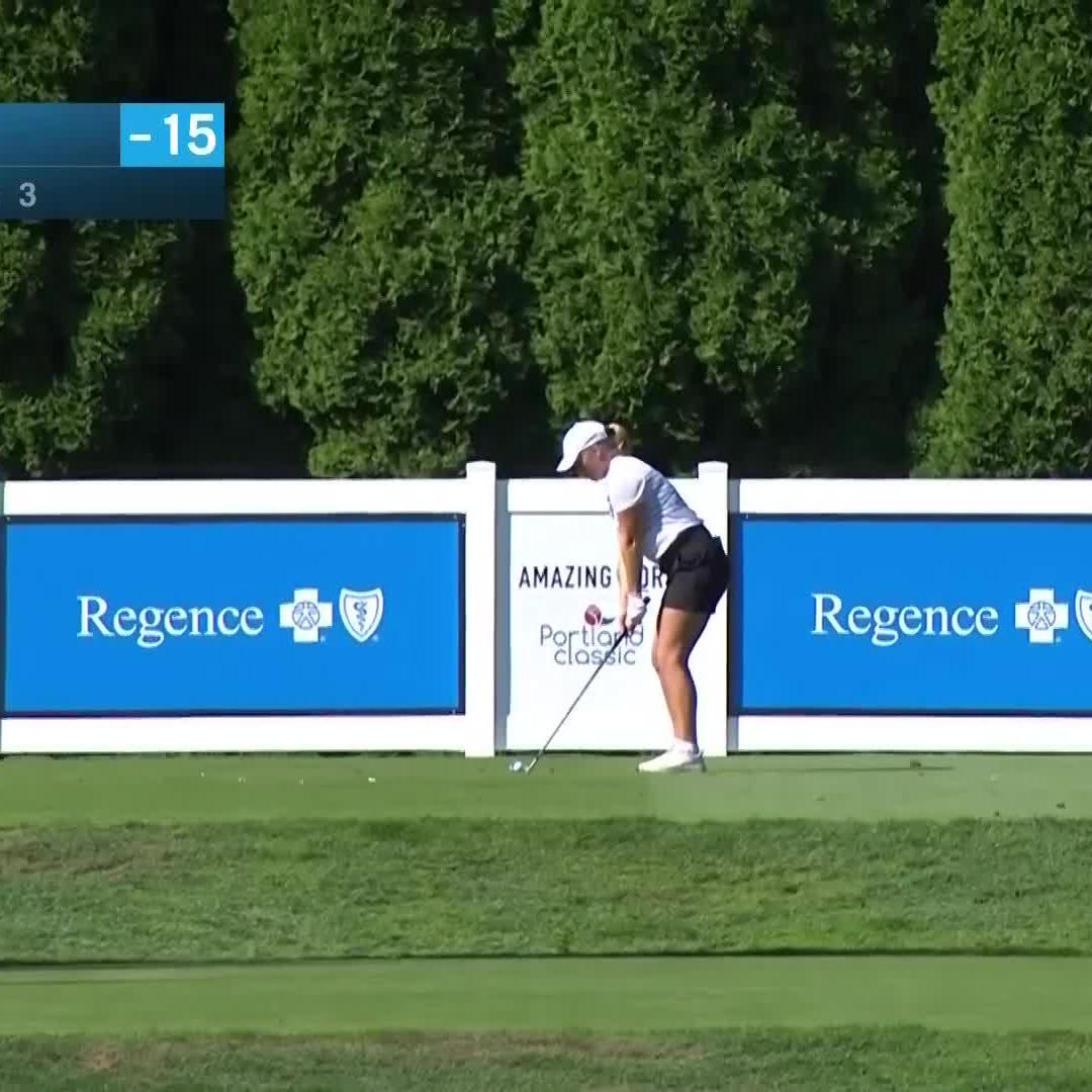 LPGA on Twitter: "In her debut as an LPGA member, Maja Stark has a share of the lead at -15 ...