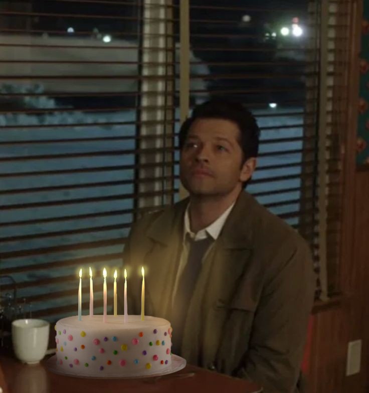 Castiel Birthday Cake