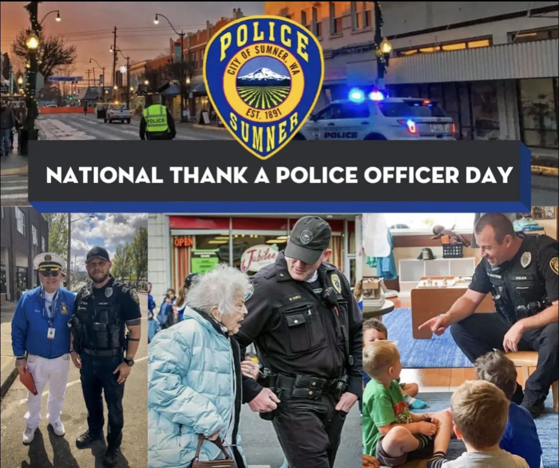 Sumner Washington On Twitter Its National Thank A Police Officer