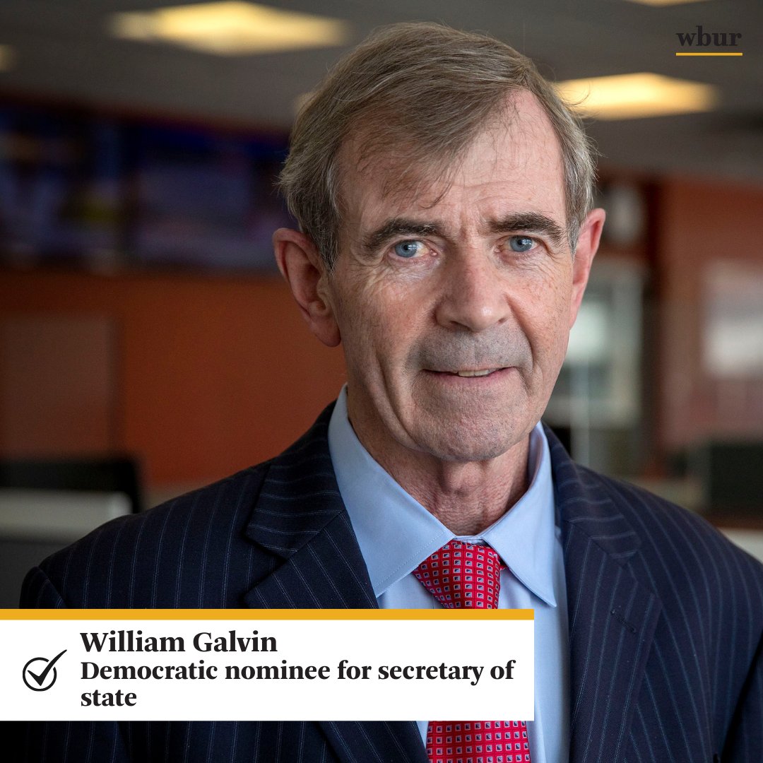 WBUR on Twitter: "AP has declared William Galvin the Democratic nominee for Massachusetts ...