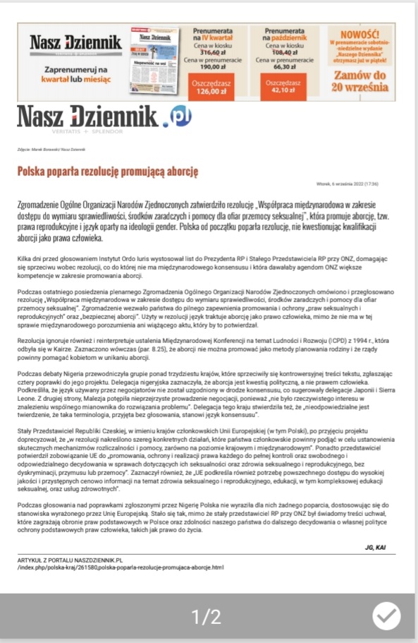 JoLka z PoLSki ️ on Twitter: "@KSzczerski @PLinUN @MSZ_RP Zatem Nasz Dziennik kłamie? https://t ...