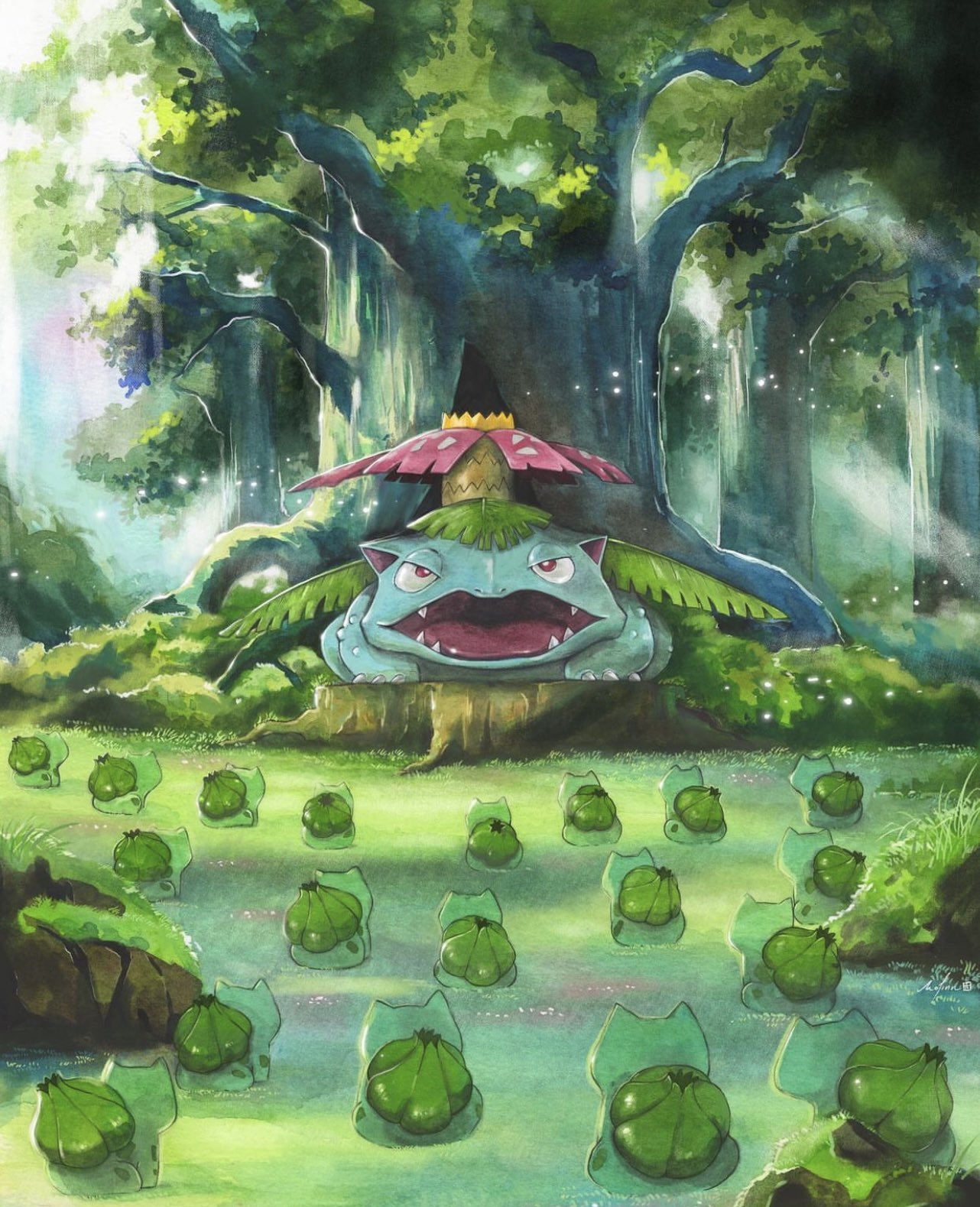 Venusaur Art Wallpaper