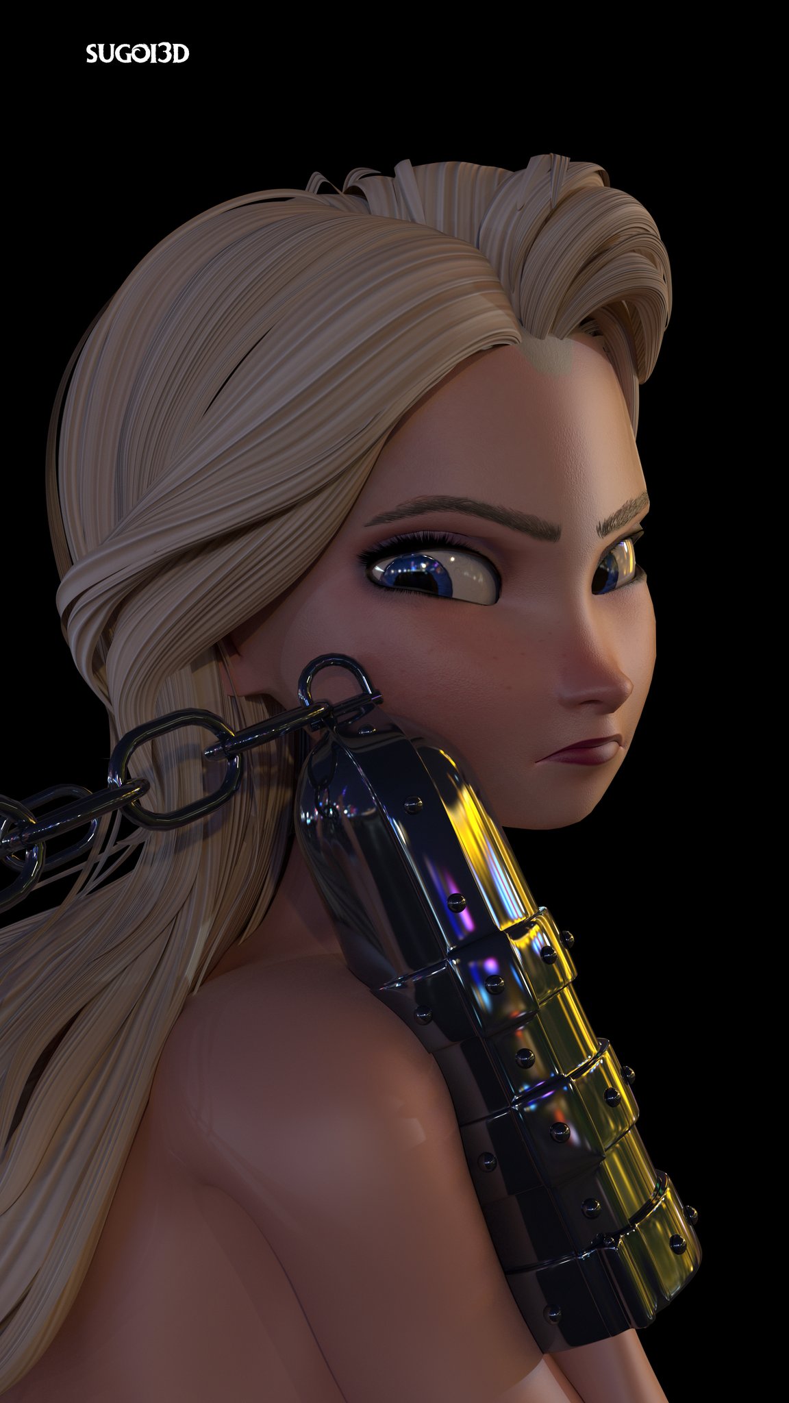 Sugoi3d 🔞 on Twitter: "Hi, These are the Gauntlets that I modeled for Elsa #elsa #frozen https ...