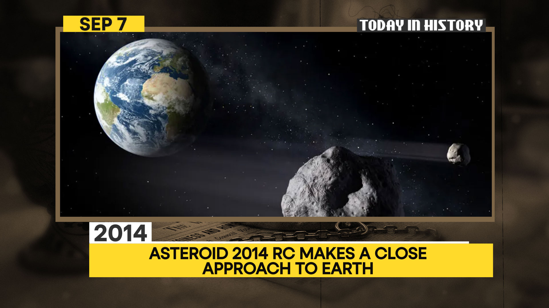 Asteroid 2022 Rc