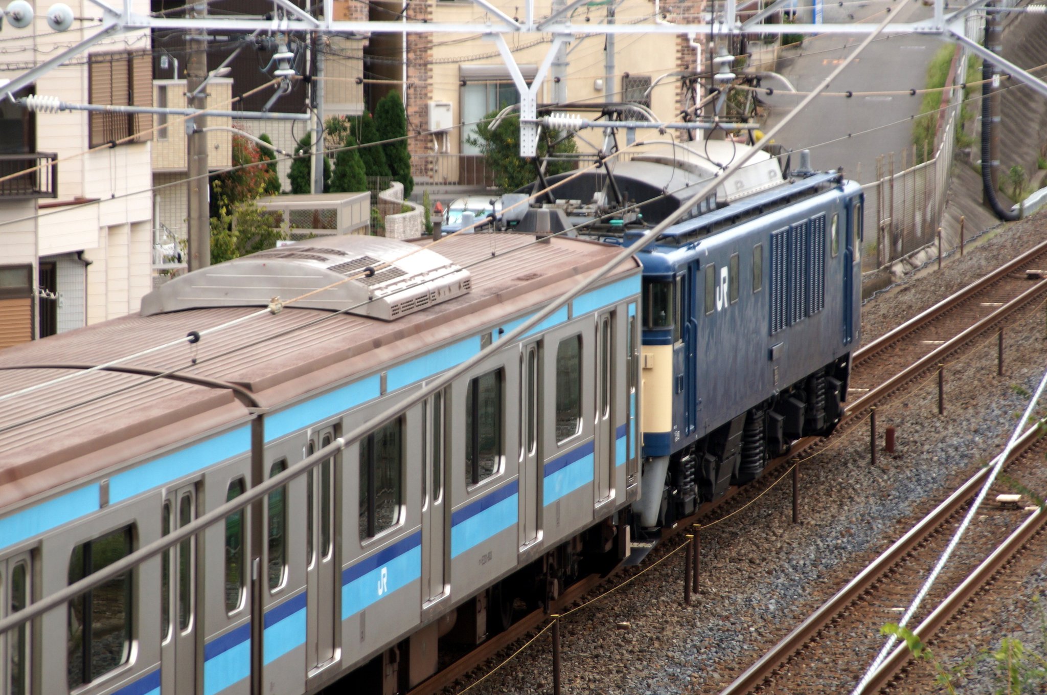 波鉄 on Twitter: "2022.9.7 EF64-1031♪+E231-800系 配給 9543レ 武蔵野線 東大宮操までEF64牽引 その後EF81にバトンタッチしてAT入場とか ...