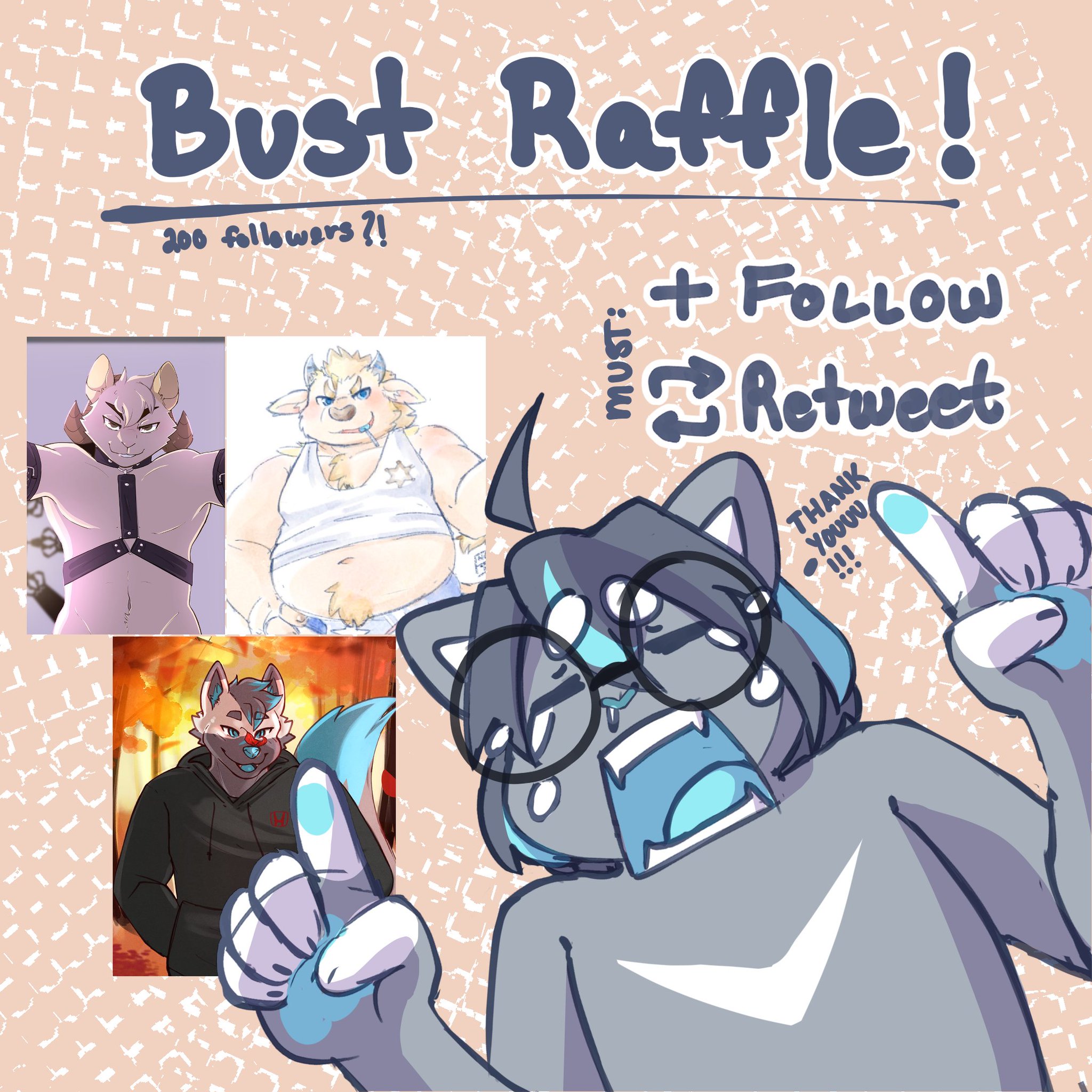 himacat (comms open!) on Twitter: " QUICK RAFFLE - 200 FOLLOWERS!!! omgggg thank you?? i ...