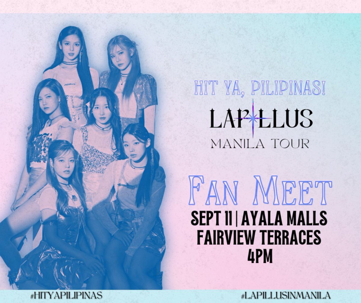 The Philippine Star on Twitter: "RT @psngayondigital: LAPILLUS FAN MEET TINGNAN: #HitYaPilipinas ...