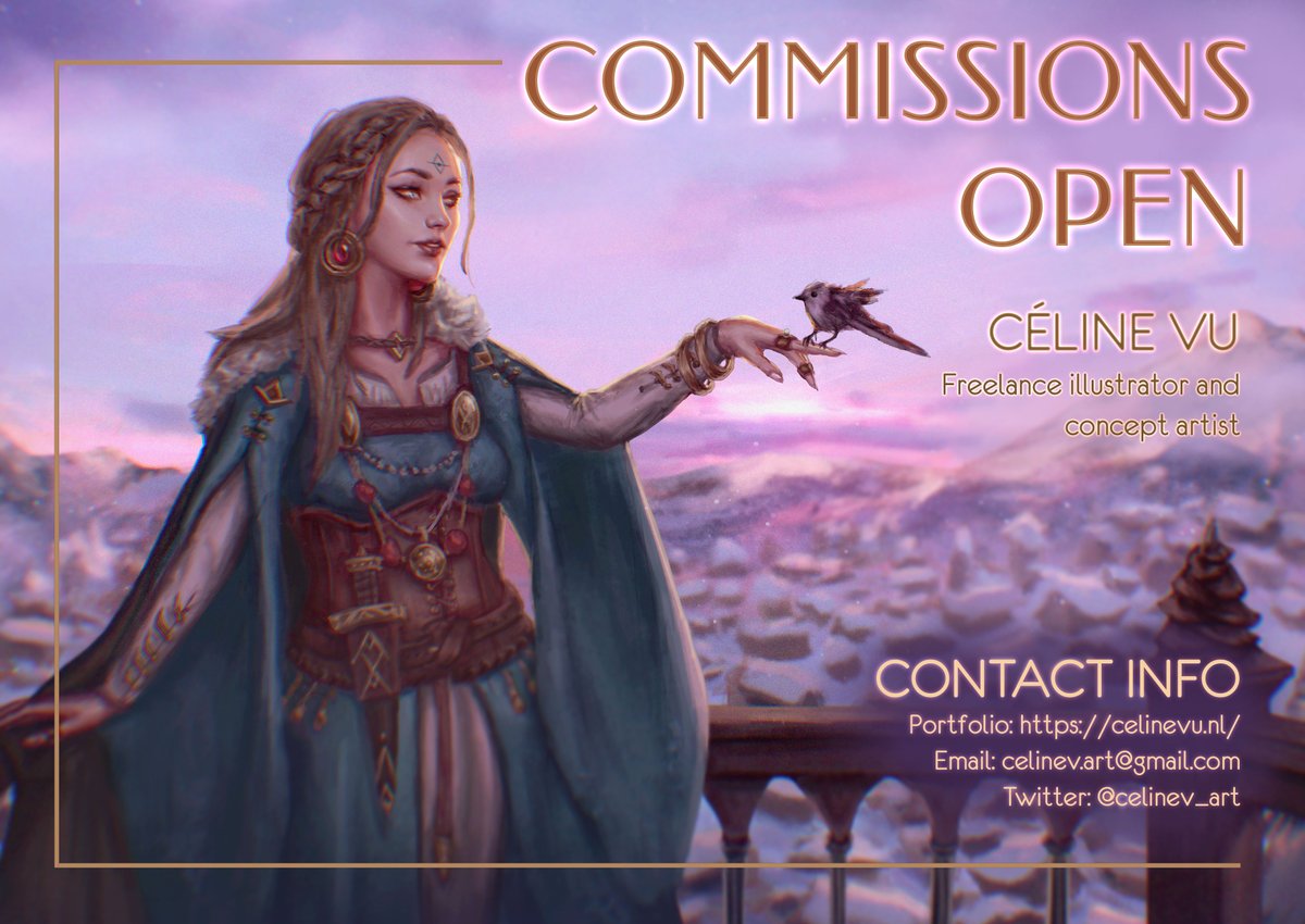 Céline - September comms open on Twitter: "RT @celinevu_art: Hi everyone! My c0mms are open ...