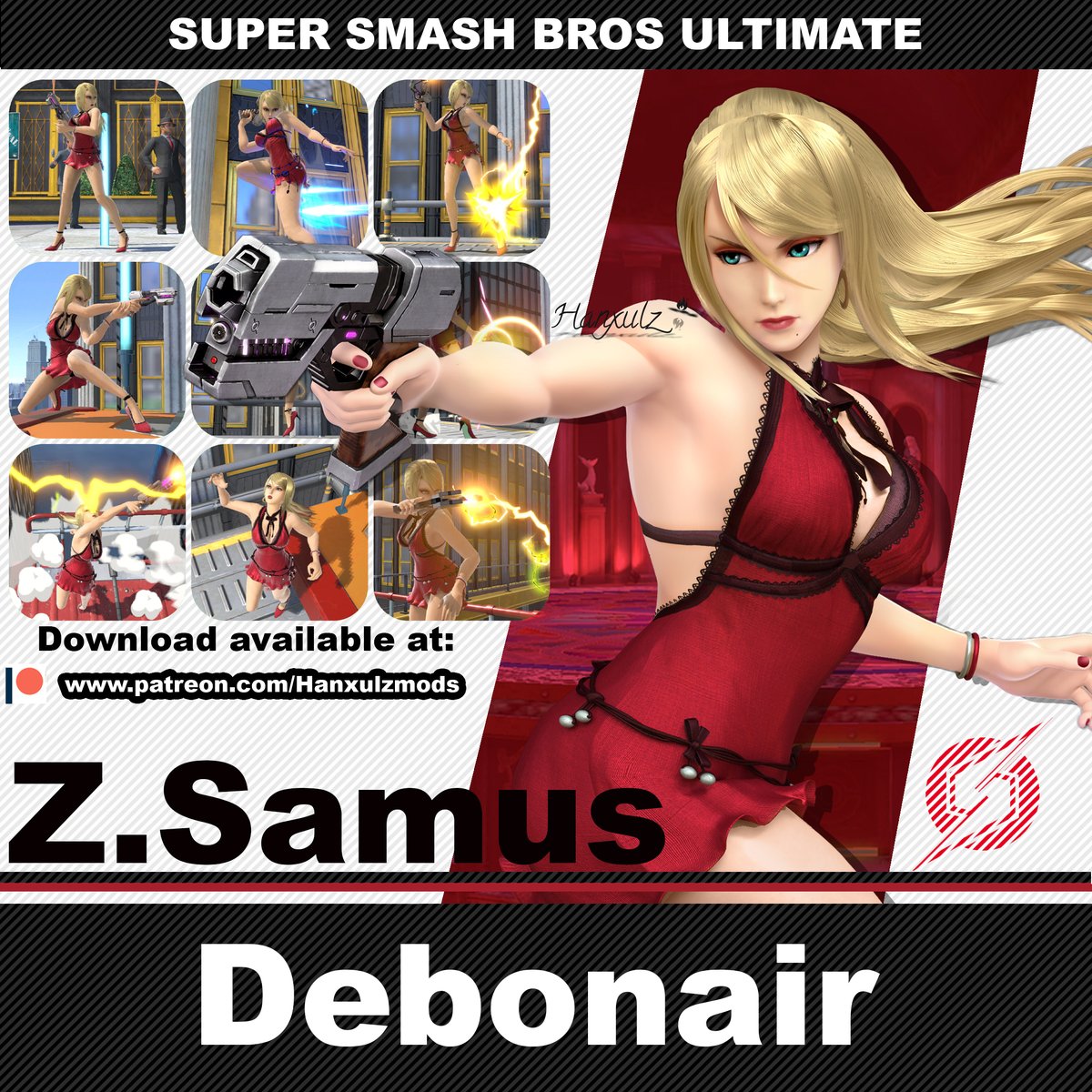 Hanxulz Ultimate Mods on Twitter: "SSBU Mod: Zero Suit Samus (Debonair) Download Available here ...