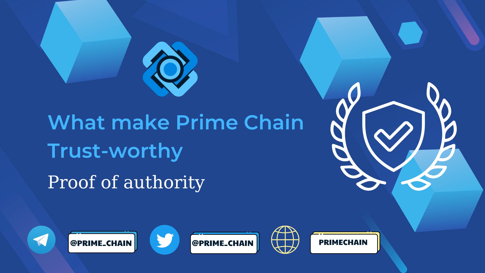 primechain on Twitter: "PrimeChain is Delegated Proof of authority (PoA) consensus algorithm ...