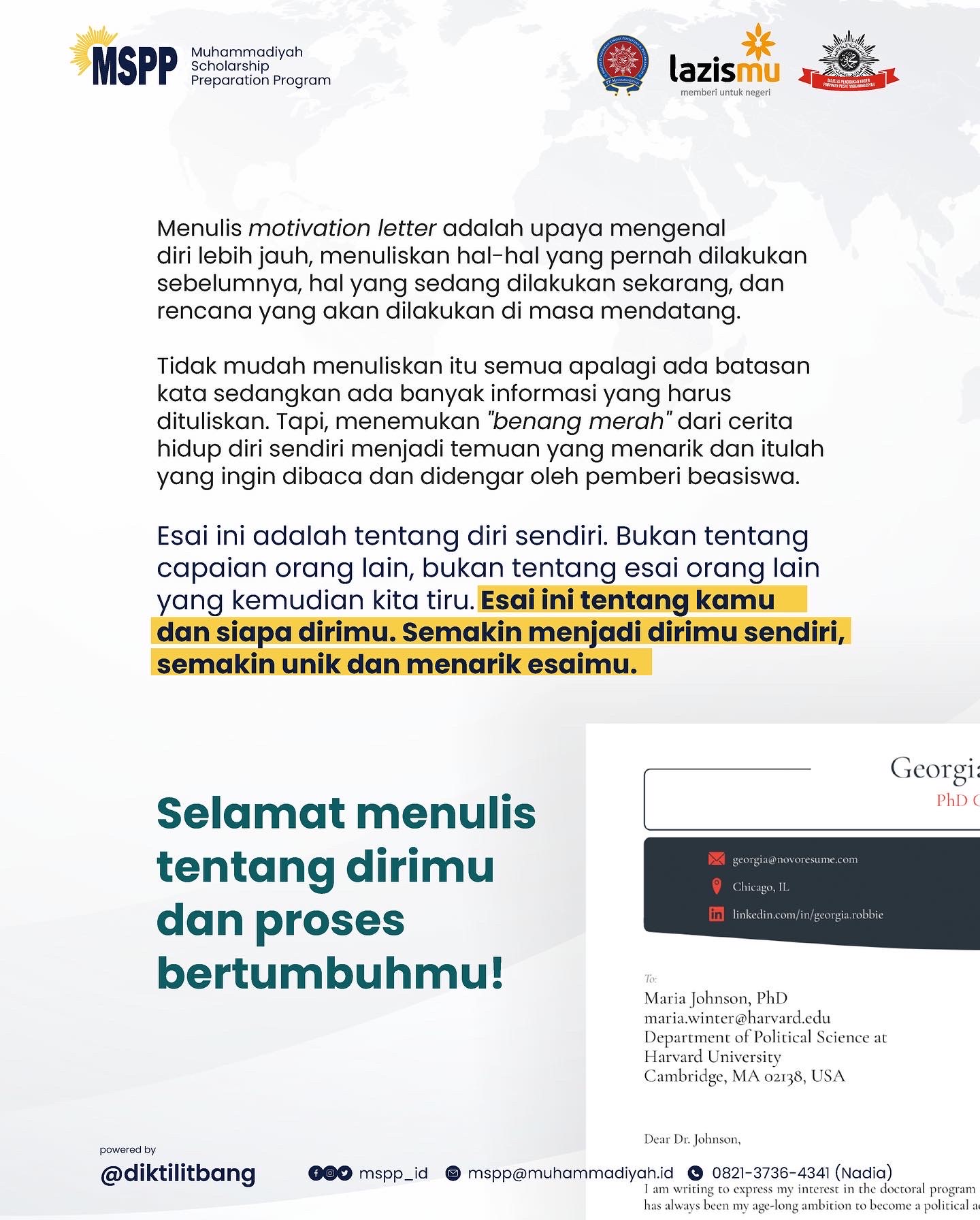 Muhammadiyah Scholarship Preparation Program on Twitter: Muhammadiyah Scholarship Preparation Program on Twitter: