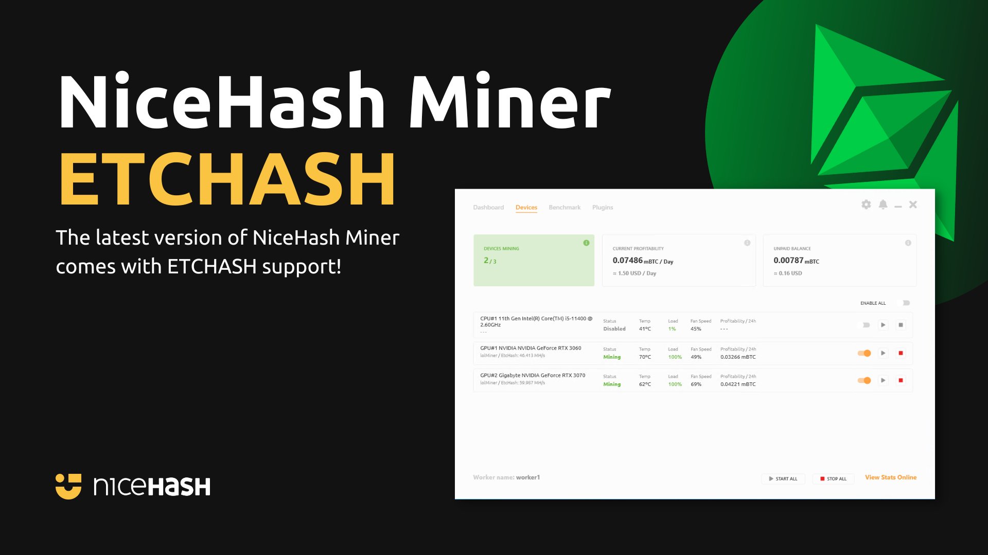 NiceHash on Twitter: "NiceHash Miner now has support for #ETCHASH! Don't miss out on #profits ...