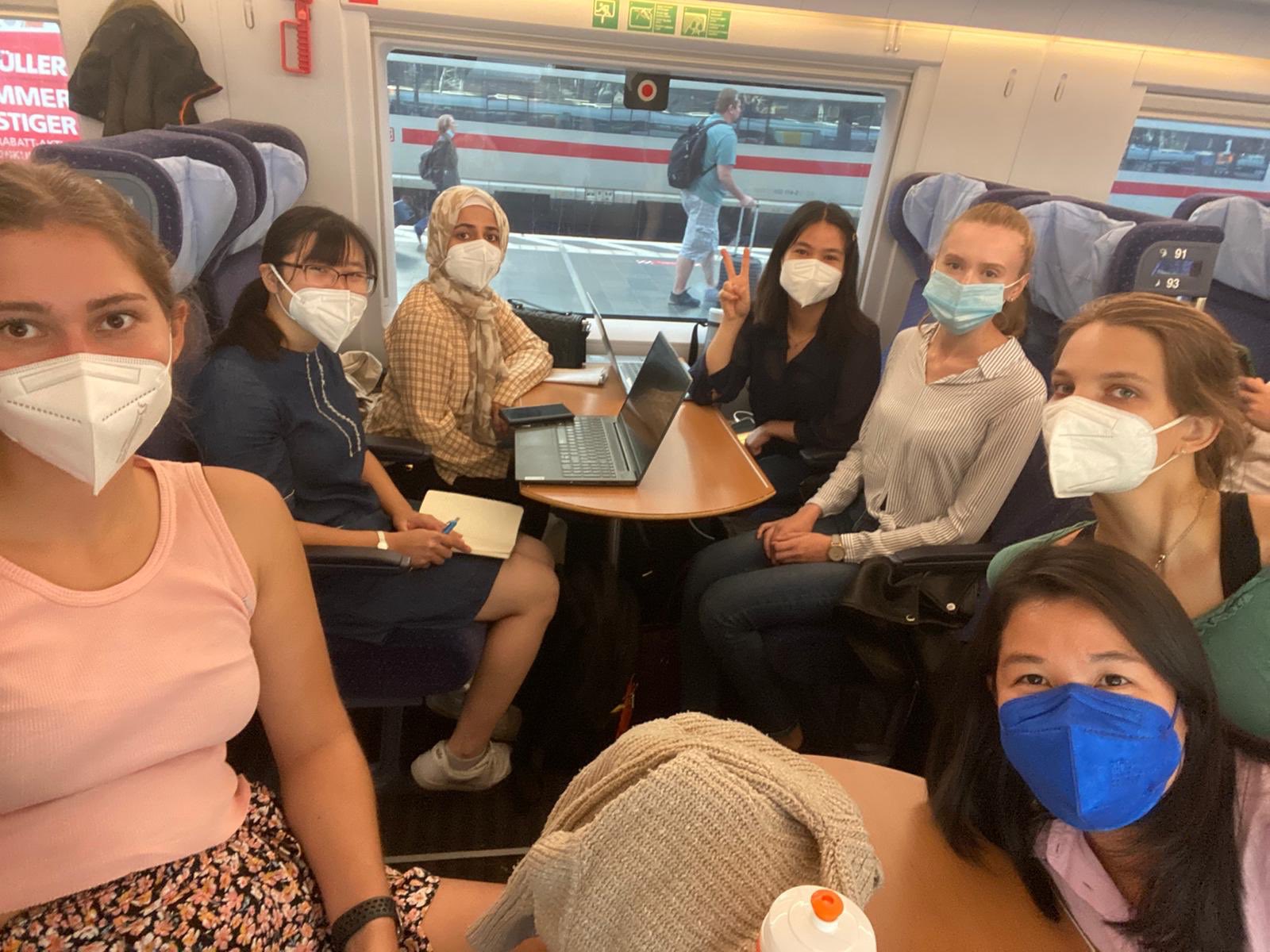 Helfrich Lab on Twitter: "Helfrich lab girl power on our way to the @VAAM_Microbes in Dortmund ...