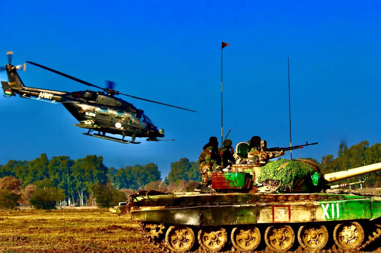 Defence Decode® on Twitter: "Kharga Corps of the Indian Army conducted Ex-GAGAN STRIKE, a joint ...