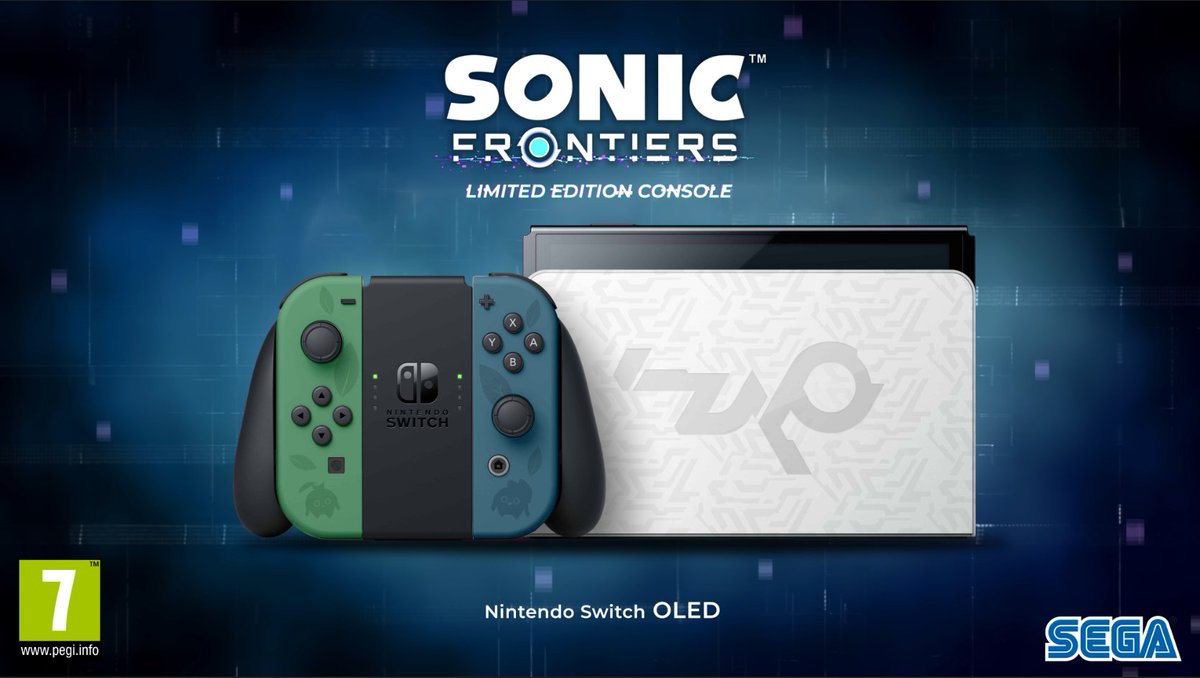 파랑새 on Twitter: "RT @BlueVivacity: Quick mockup of a Sonic Frontiers Switch OLED."