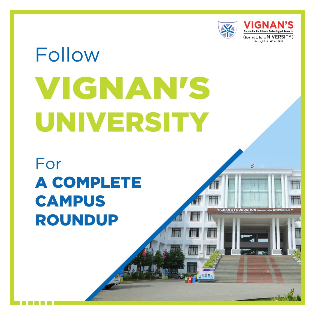 Vignan University (@VFSTR_Vignan) / Twitter