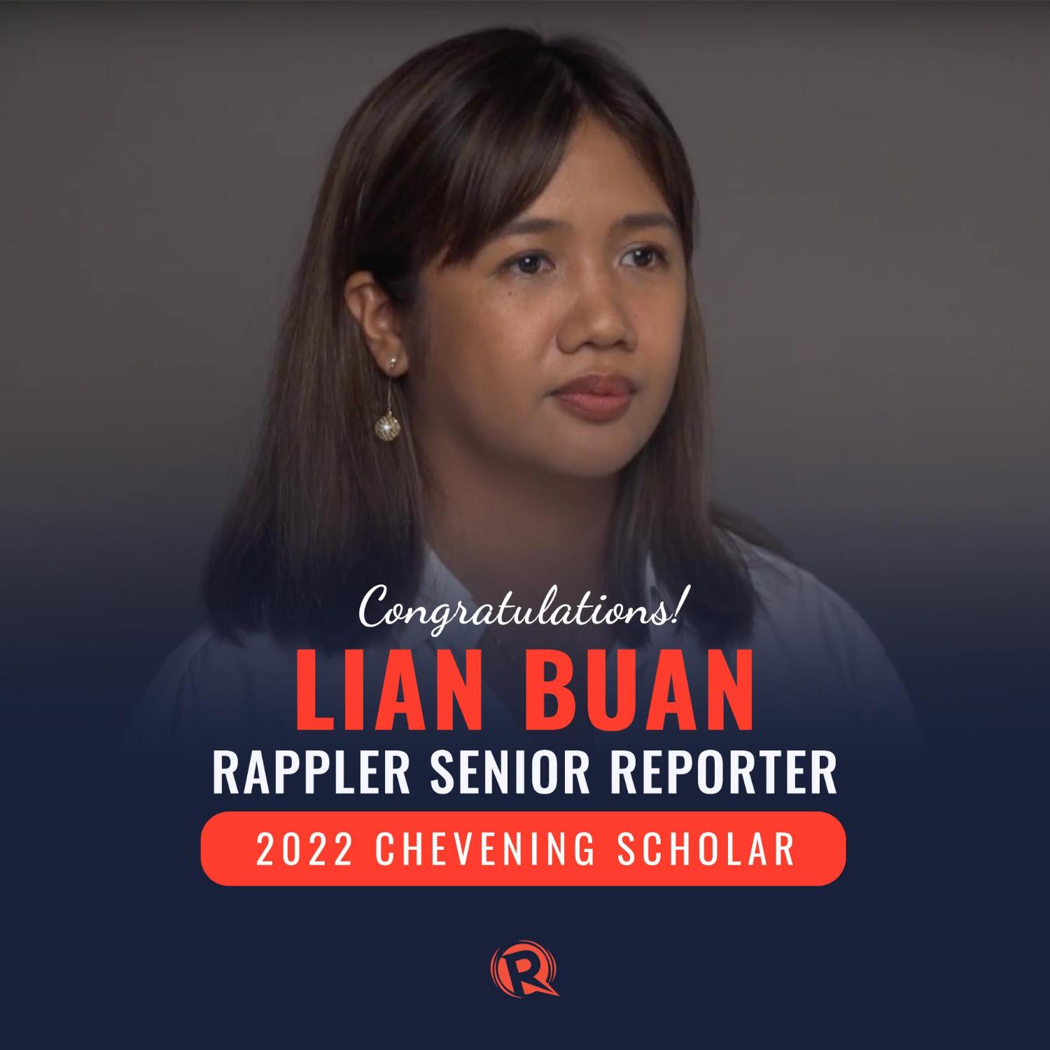 MovePH on Twitter: "Rappler senior reporter Lian Buan is among the 23 Filipinos awarded the ...