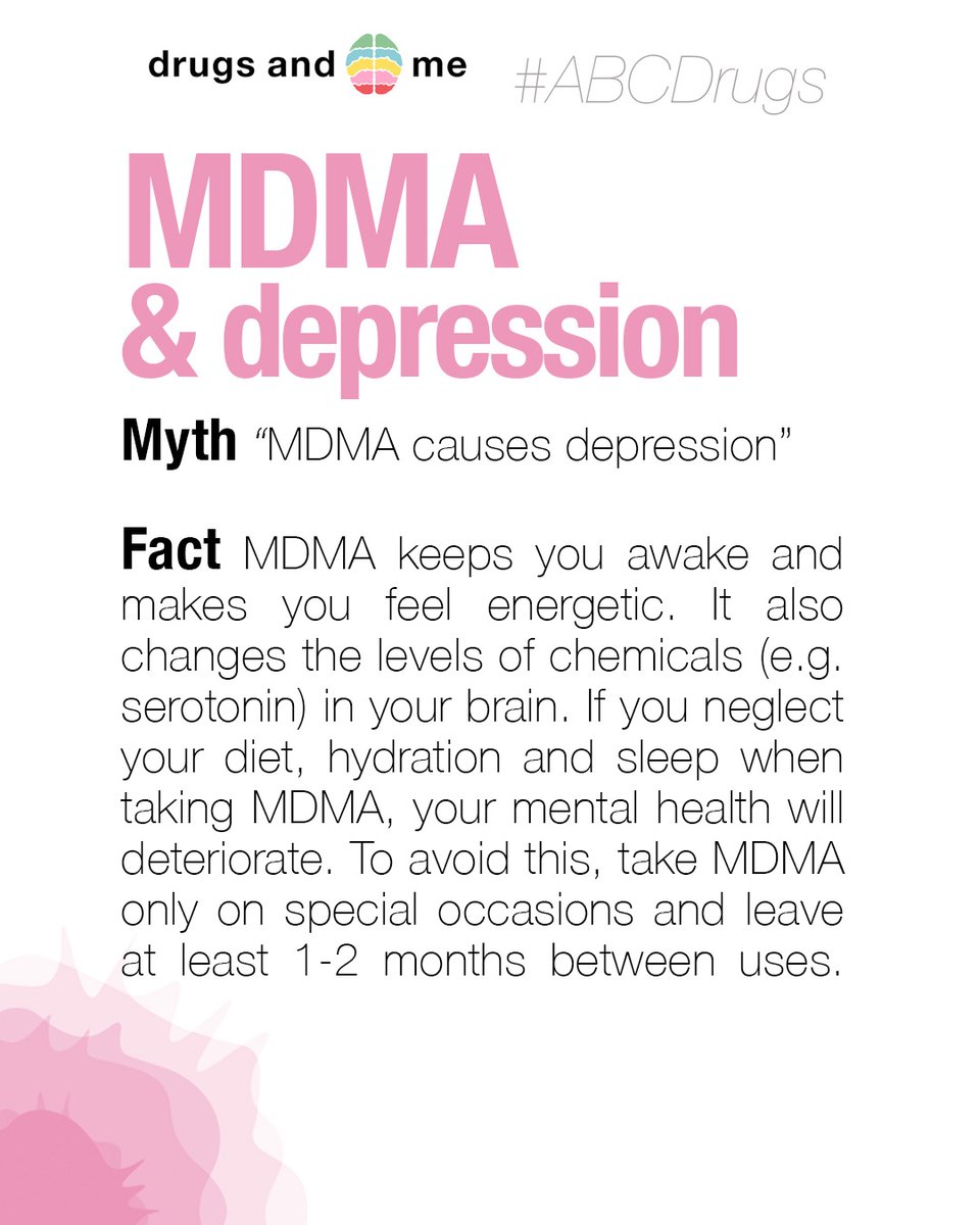 Paula E. 🌈💚 on Twitter: "RT @drugsandmehub: Taking MDMA can be fun, but it's important to not ...