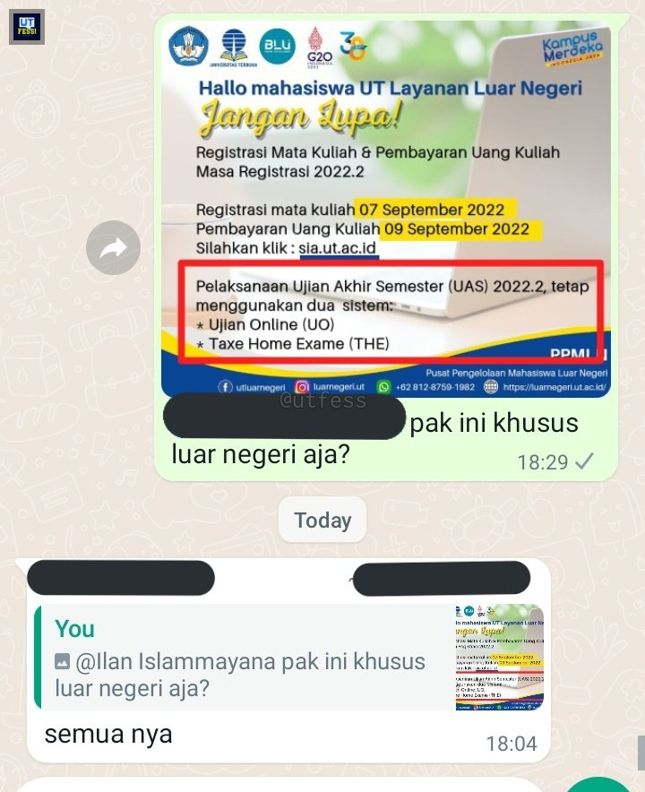 Use UT! for Menfess - /cancel for delete on Twitter: "UT! https://t.co/1a0rpWZvDA" / Twitter