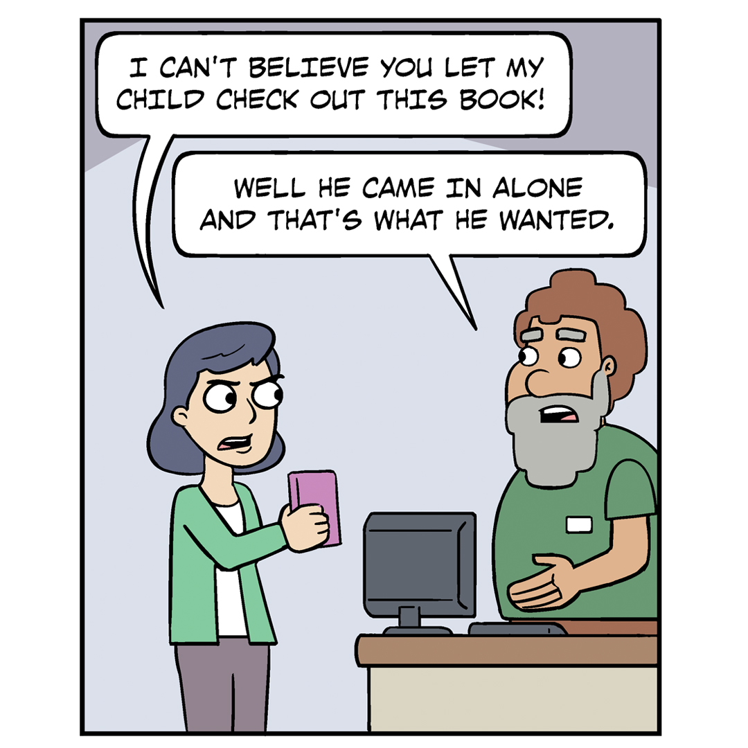 Library Comic on Twitter: "Doubt. #librarylife https://t.co/zN1o7kqtpz" / Twitter