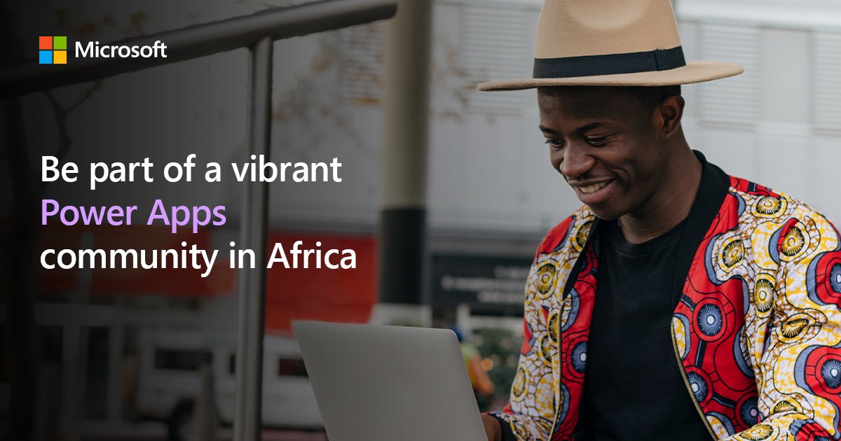 Microsoft Africa on Twitter: "With the #PowerAppsAfrica challenge fast approaching, join our ...