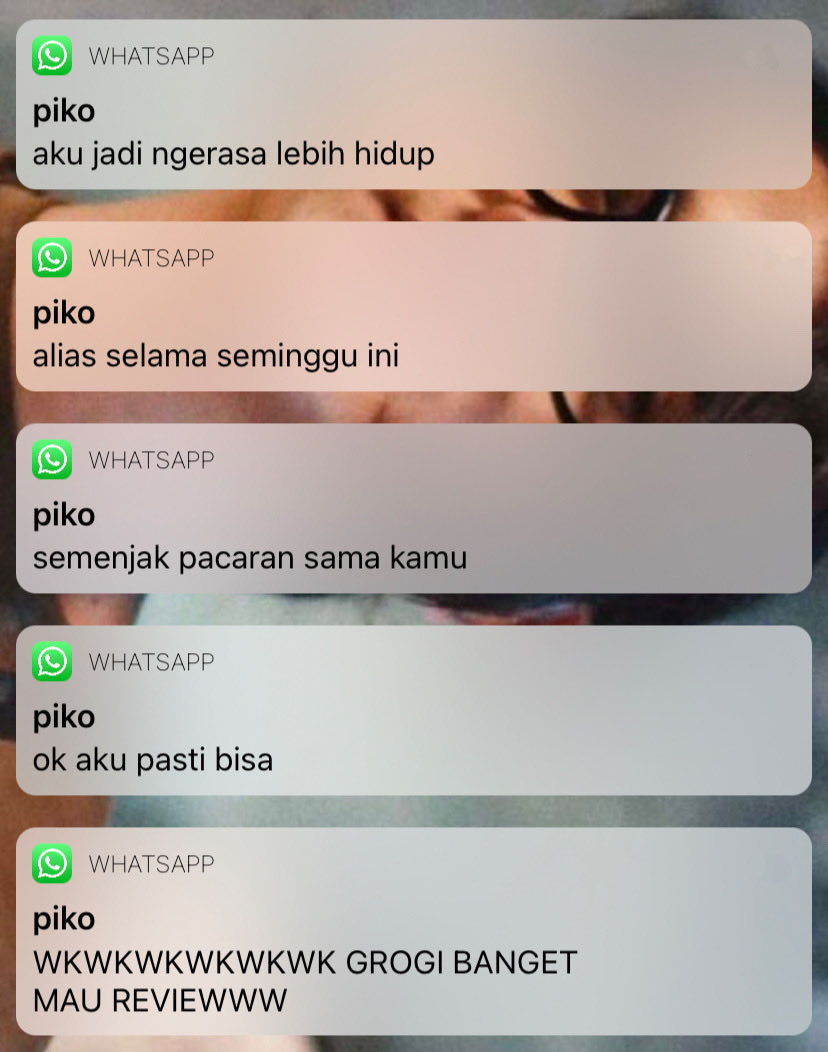 🥢 on Twitter: "cupiko au edisi piko si words of affirmation review pacaran seminggu sementara ...