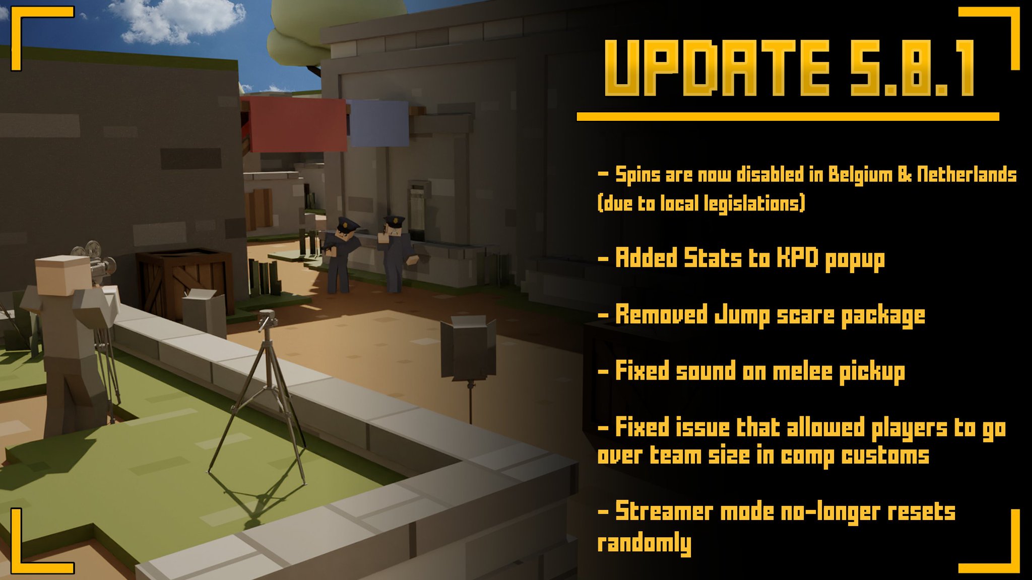 Krunker ⭐️ on Twitter: "📢 Update 5.8.1 📢 https://t.co/E3m3rhzeyS" / Twitter