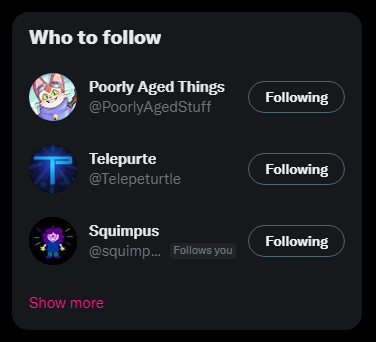 gomotion on Twitter: "is the who to follow tab totally broken for anyone else? legit i just keep ...