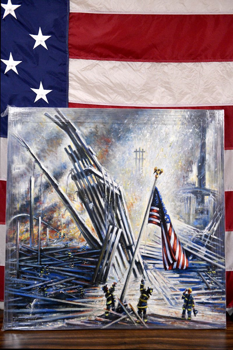 The FDNY thanks Artist Phillip Corley on his donation of paintings ...