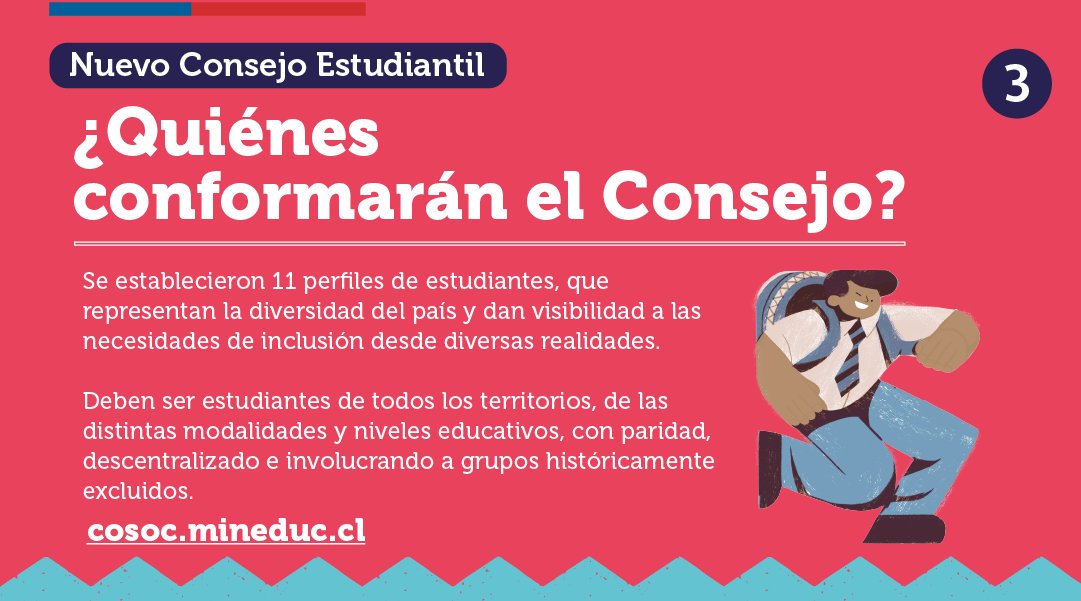 Ministerio de Educación on Twitter: "¿Quieres ser representante del COSOC Estudiantil? ¡Aquí te ...