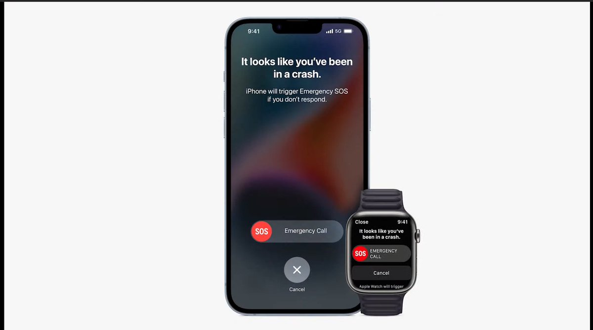 iMoD on Twitter: "ดีนะ iPhone 14 มี Crash Detection เหมือน Apple Watch Series 8 ด้วย #AppleEvent ...