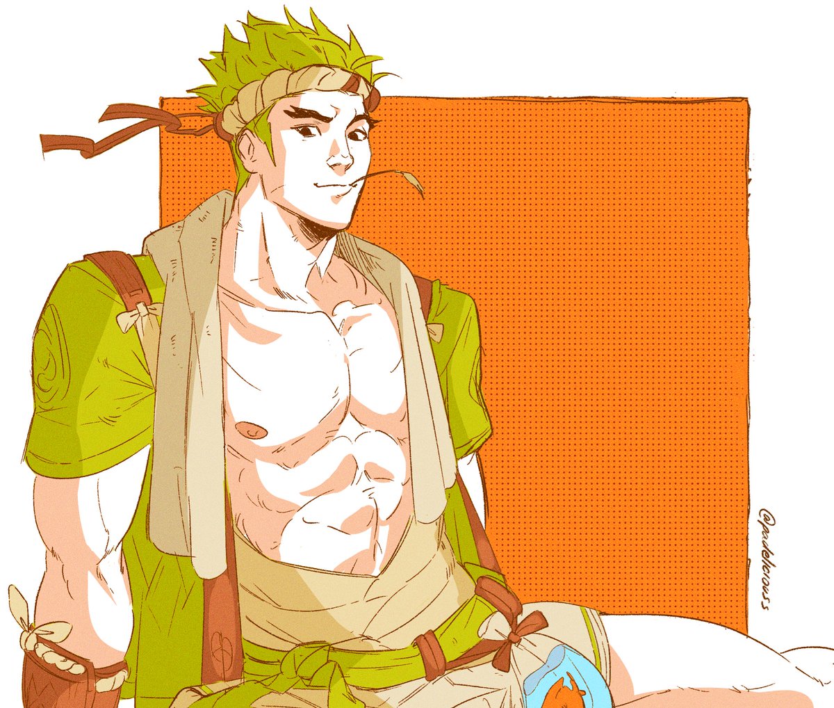 「happi genji #overwatch 」|padilhaのイラスト