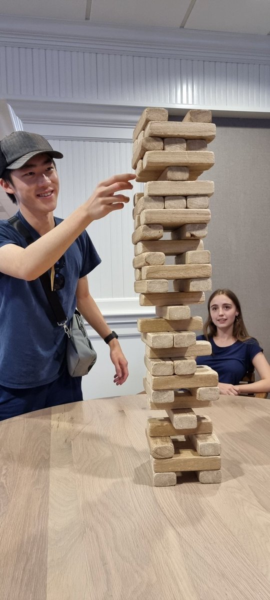 daireb on Twitter: "This jenga tower represents the career stability of ...