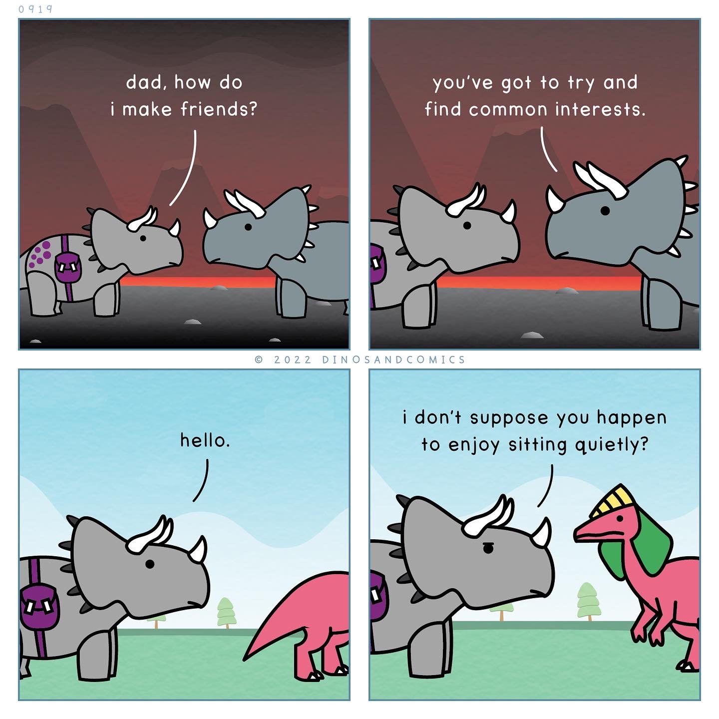 dinosaur on Twitter: "making friends https://t.co/JWlfnxScT2" / Twitter