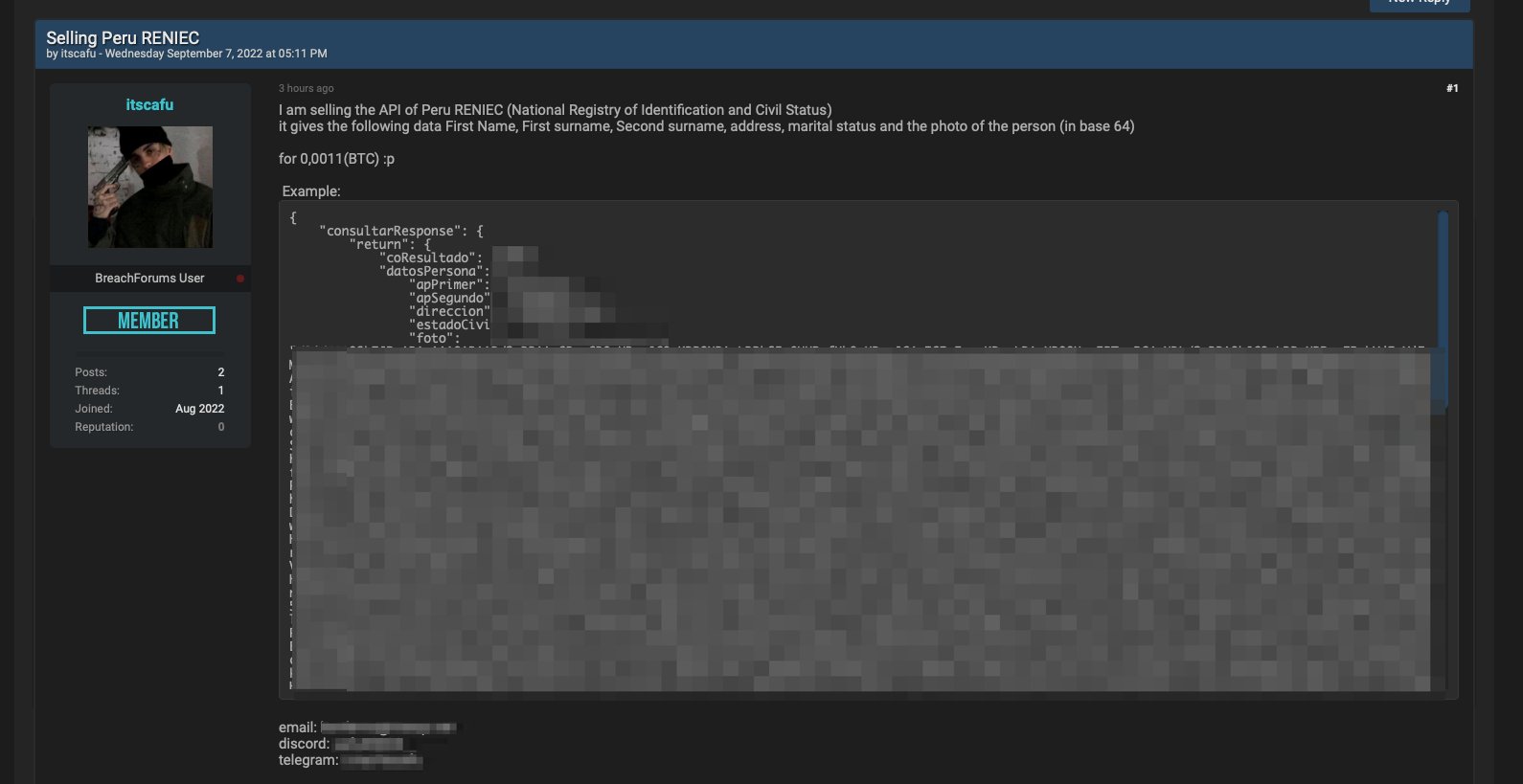Reniec Peru Logo Peruvian Customer Service, Documented – Expat