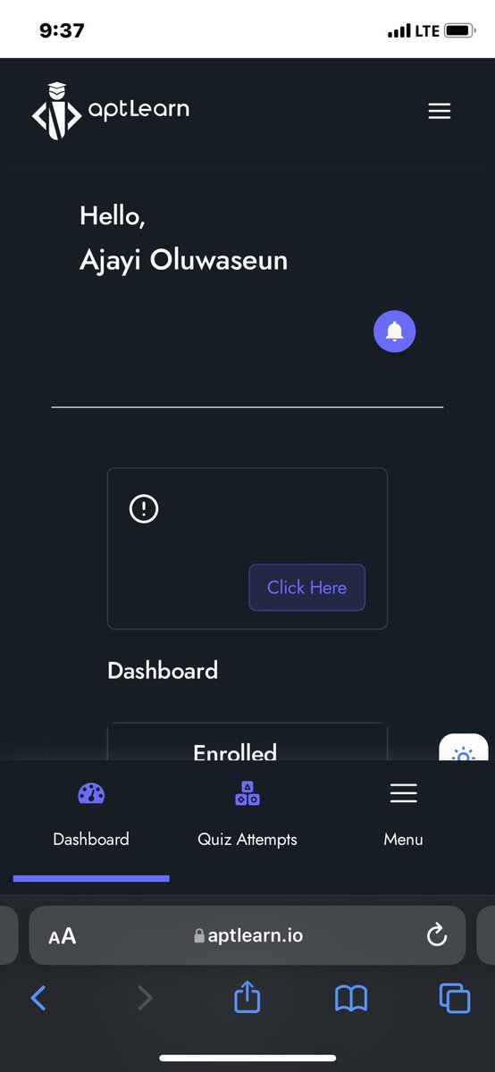 O L U W A S E U N on Twitter: "@aptlearn_io @Kynsofficial This is my payment for the course but ...