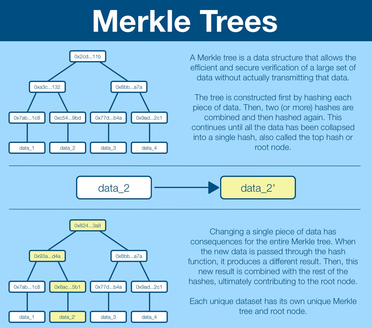 (1/13) Computer Science 201: Merkle Trees and Merkle Proofs If you want to understand @Bitcoin ...