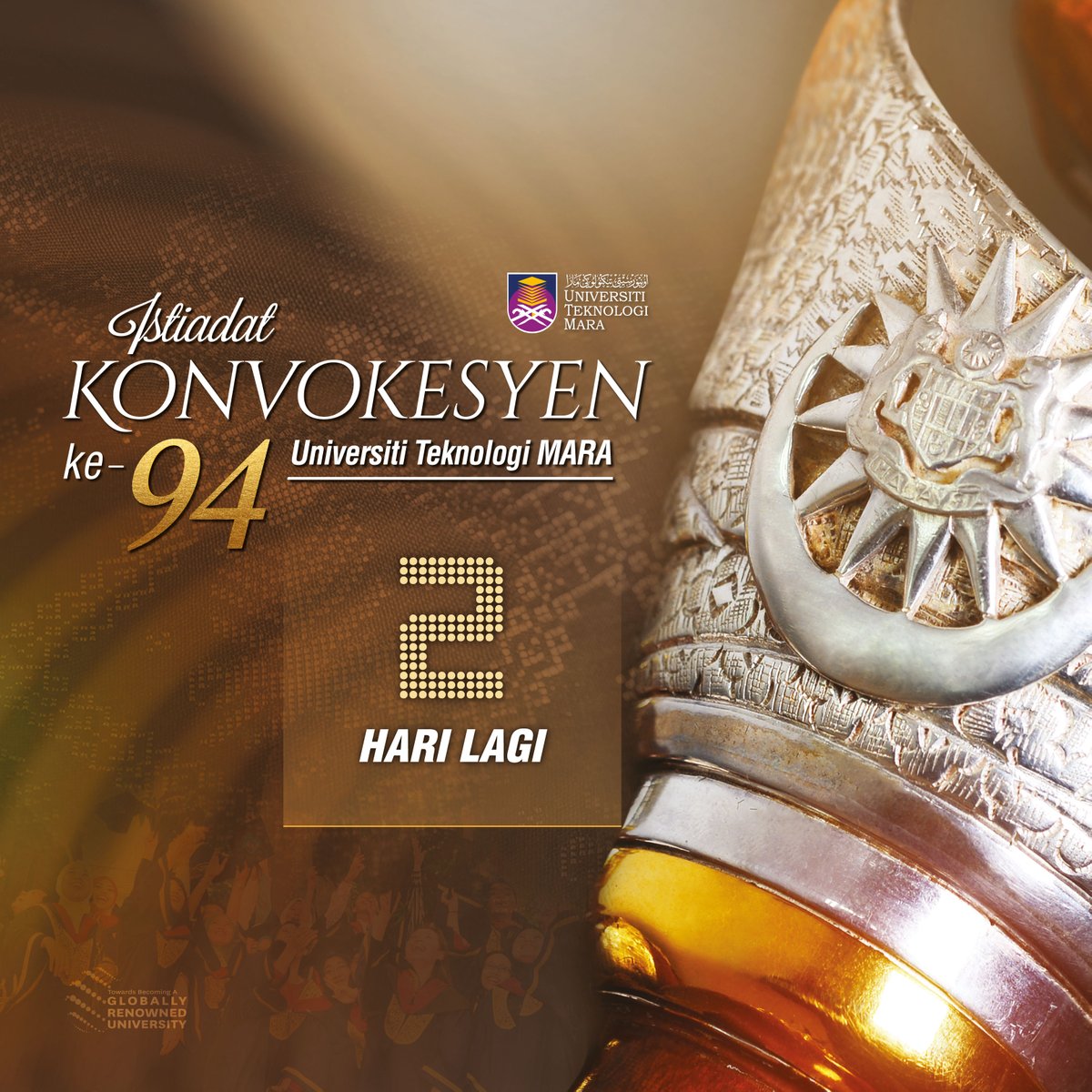 UiTM Official on Twitter: "[𝗞𝗼𝗻𝘃𝗼𝗸𝗲𝘀𝘆𝗲𝗻 𝗸𝗲-𝟵𝟰] Hari yang ditunggu-tunggu semakin tiba. Kurang 2 ...