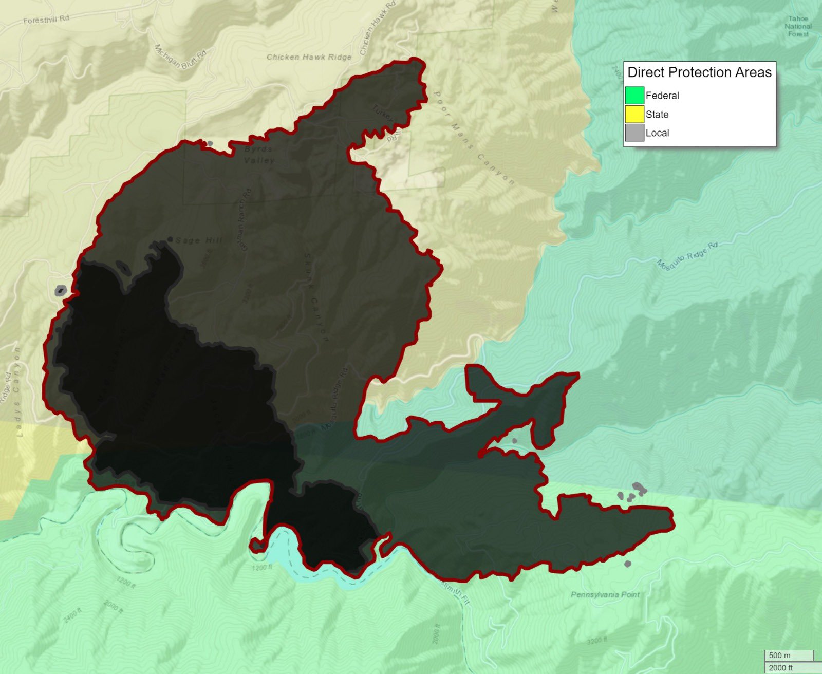 Carlton Complex Fire Map