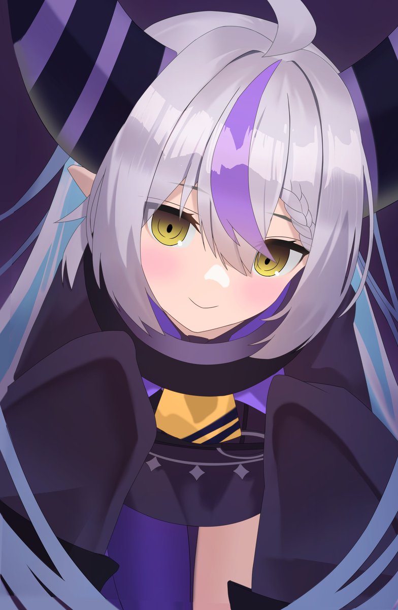 ラプラス・ダークネス 「#laplus_artdesu 」|白無月のイラスト