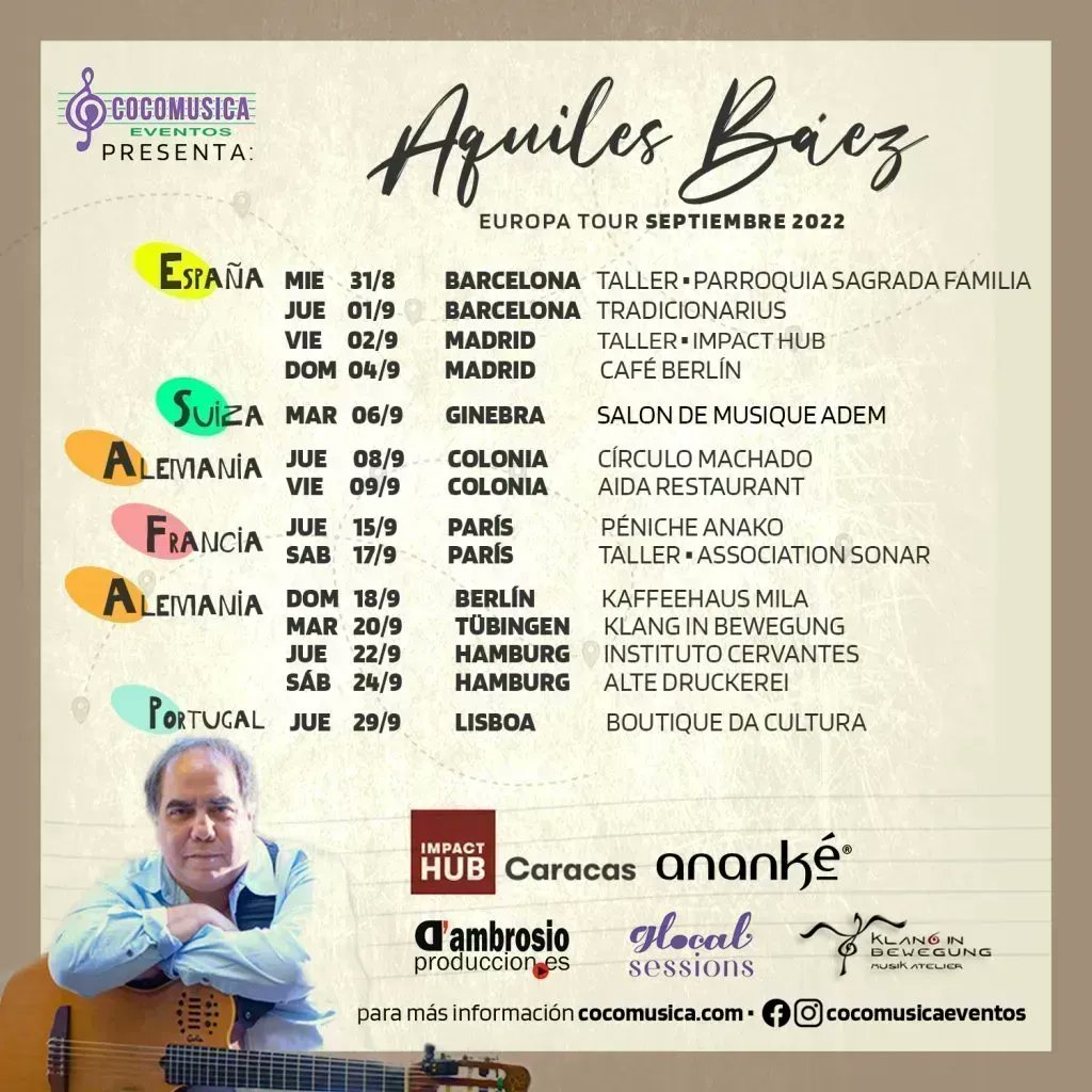 Guataca Oficial on Twitter: "Desde el 1 de septiembre el maestro @aquiles_baez comenzará en ...