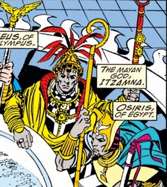 Ancient Mayan God Itzamna