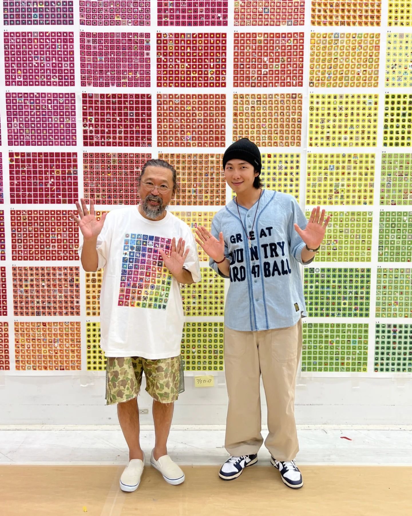 BTS Charts & Translations⁷ on Twitter: "RM on Instagram @/takashipom 💚 *tagged artist Takashi ...