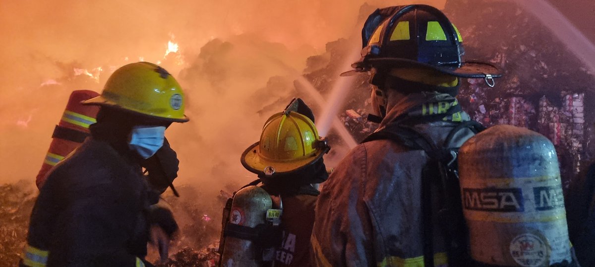 LOOK: Marikina Filipino-Chinese Fire Brigade Volunteers responded to a ...