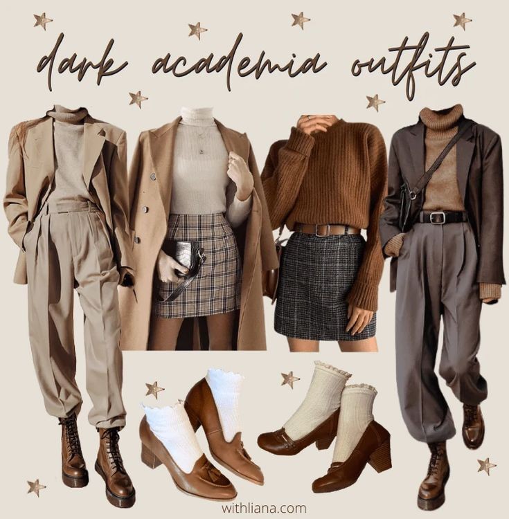 🦋 On Twitter Rt Piyak0111 Dark Academia Outfit🍂 Cek Thread Dibawah